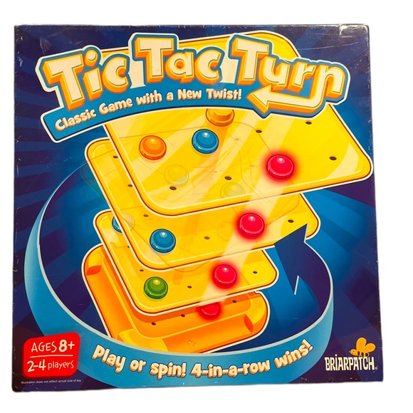 Briarpatch | Toys | Tic Tac Turn Family Board Game New In Box 3d ...